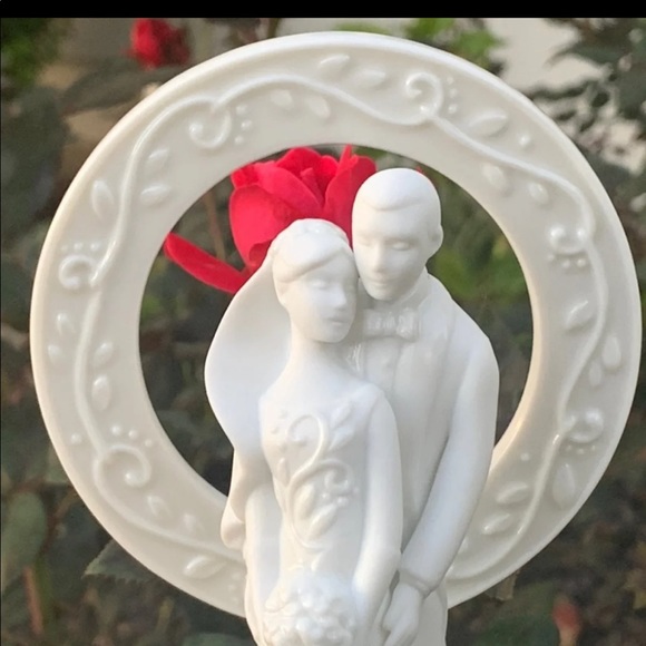 Hallmark | Party Supplies | Hallmark Porcelain Wedding Cake Topper ...